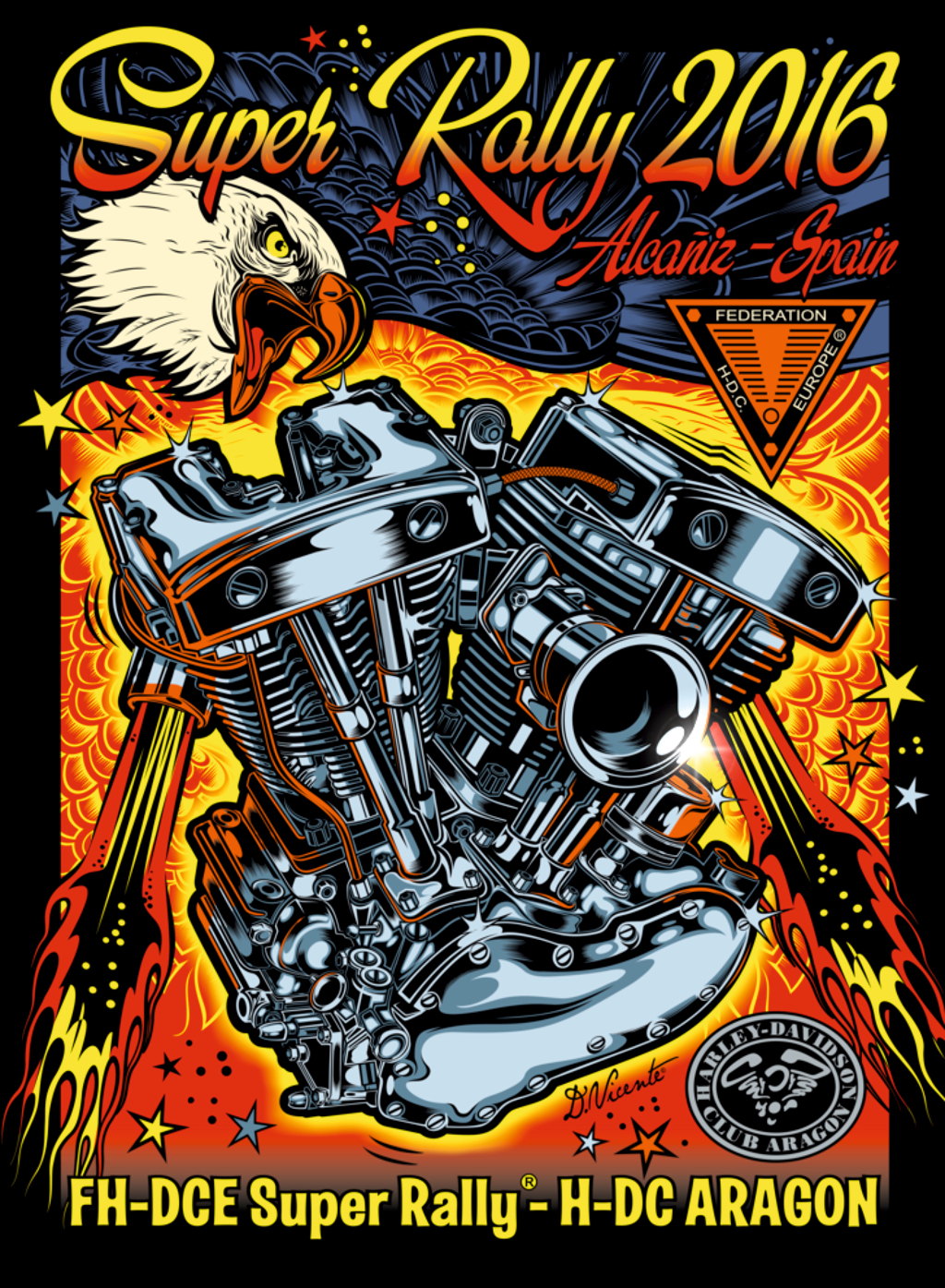 BURNING ROAD STORE. Rock & Biker Shop Zaragoza.: FH-DCE SUPER RALLY 2016