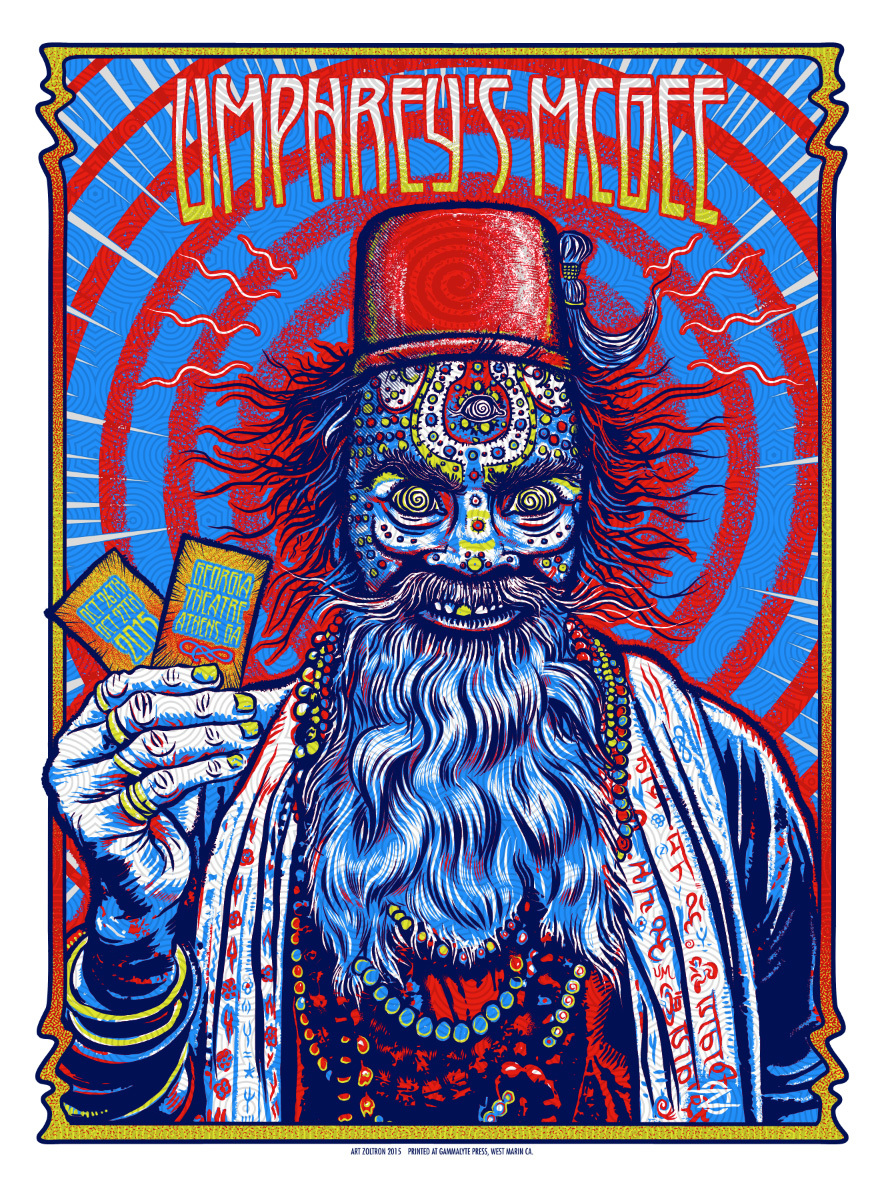 INSIDE THE ROCK POSTER FRAME BLOG: Zoltron Umphrey's McGee Poster For ...