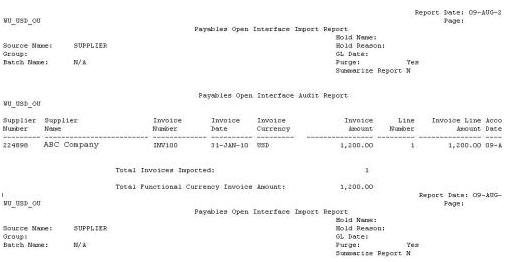 Dilli ERP Notes: SIMPLE EXAMPLE OF AP INVOICE INTERFACE