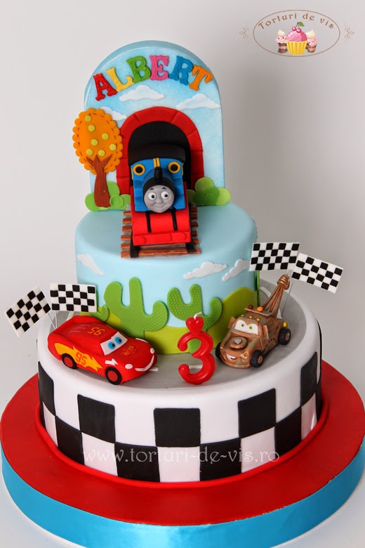 Torturi de vis: Thomas si Fulger Mcqueen pentru Albert