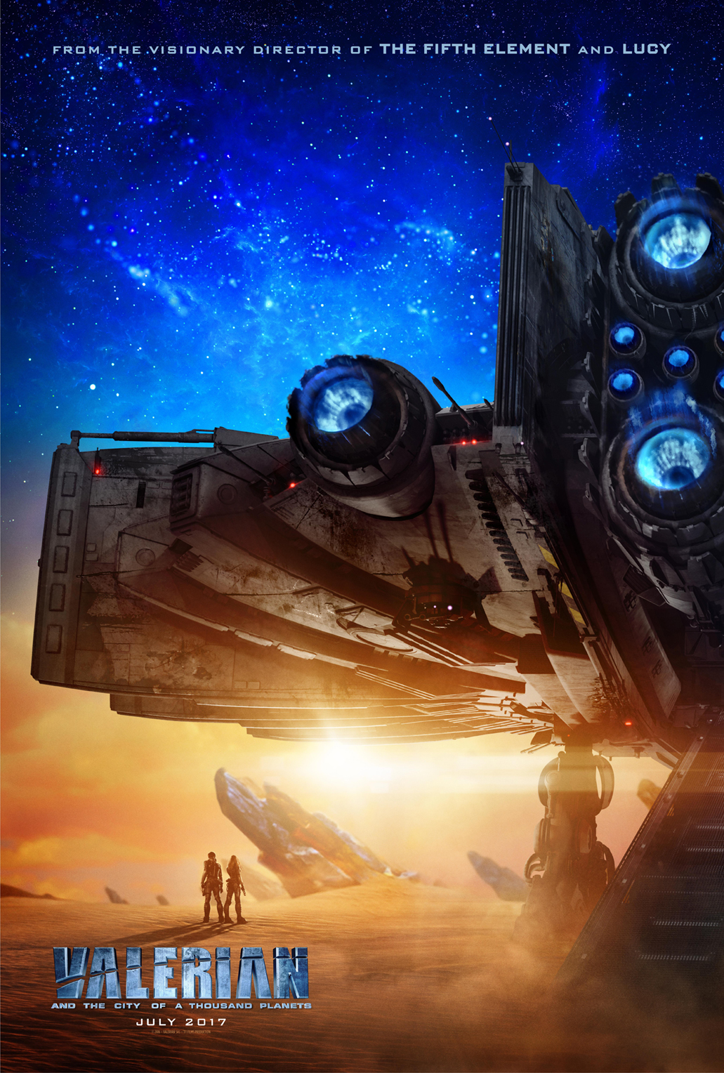 EXONAUTS!: New poster for Valerian movie, plus LOTS of pics!