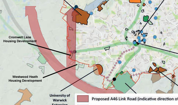 Burton Green: A46 Link Road