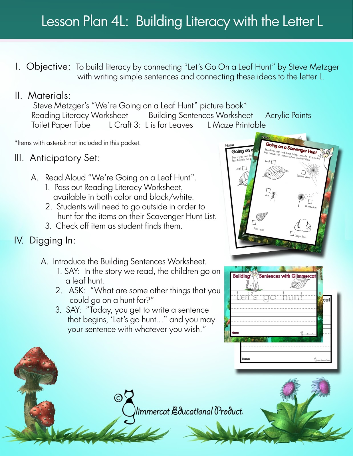 Glimmercat Education Letter Of The Week For L glimmercat-education-letter-of-the-week-for-l