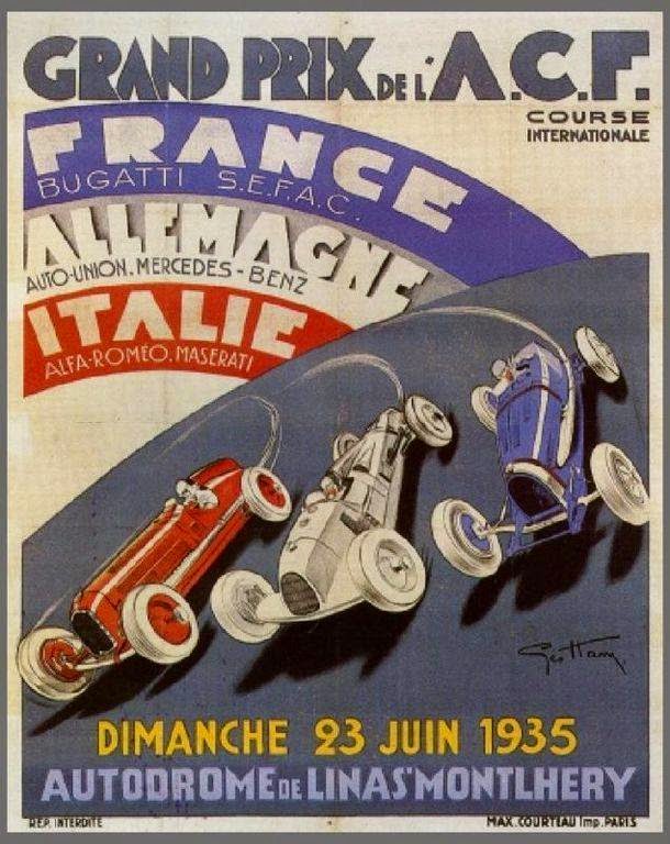 Just A Car Guy: French racing poster 1937