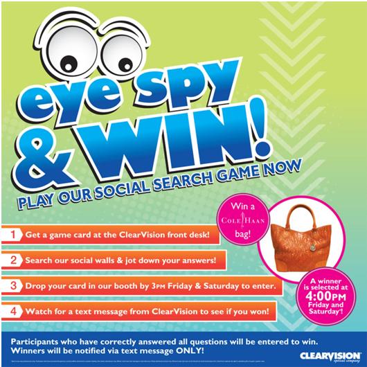 ClearVision Optical - Press Releases: Play ClearVision’s Eye Spy & Win ...