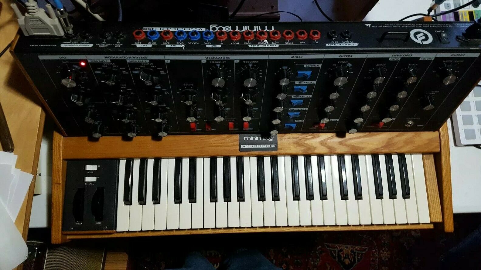 MATRIXSYNTH: MOOG Minimoog Voyager Old School w/ VX-351 CV Expander