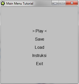 Membuat Menu Game Maker
