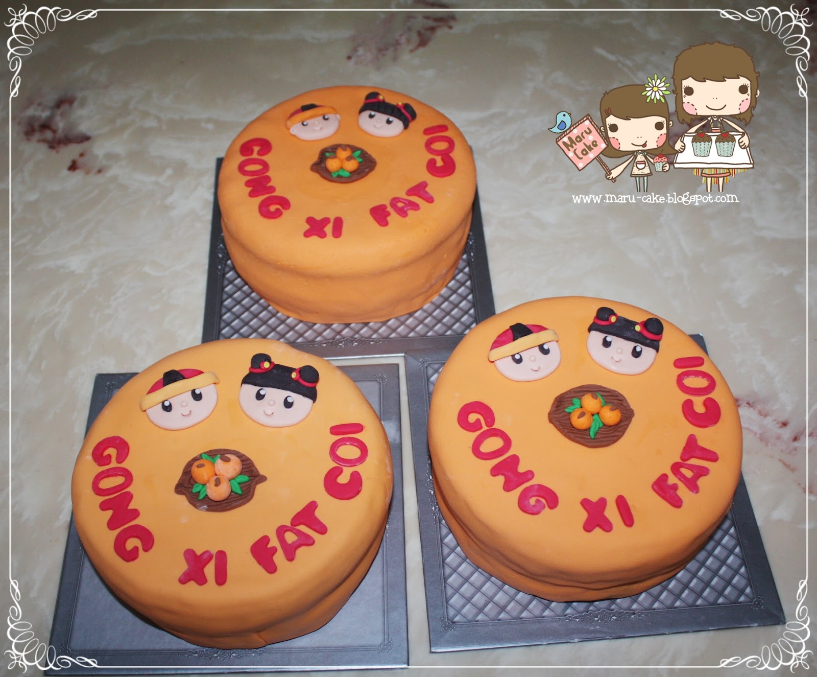 Miu Craft: Maru Cake - Gong Xi Fat Coi
