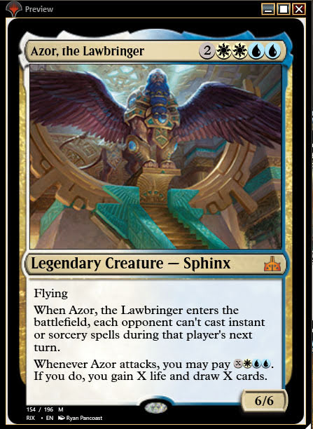 Magic the Gathering Adventures: M19 Brawl Deck [21]: Azor {Sphinxes}