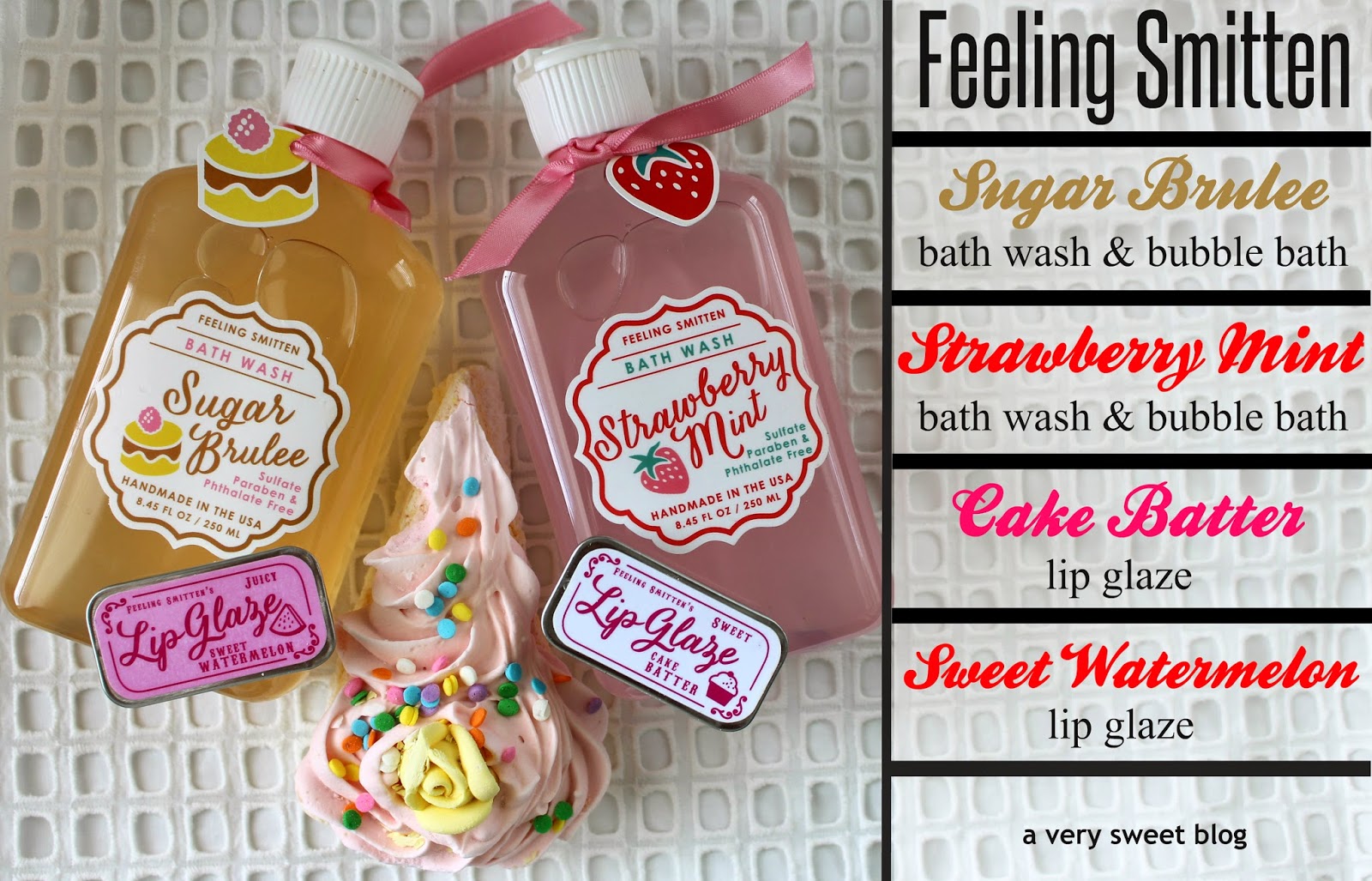 Feeling Smitten Strawberry Mint, Sugar Brulee, Sweet Watermelon, Cake ...