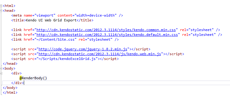 Blog for Programmers: How to use multiple Kendo UI Grid MVC in single ...