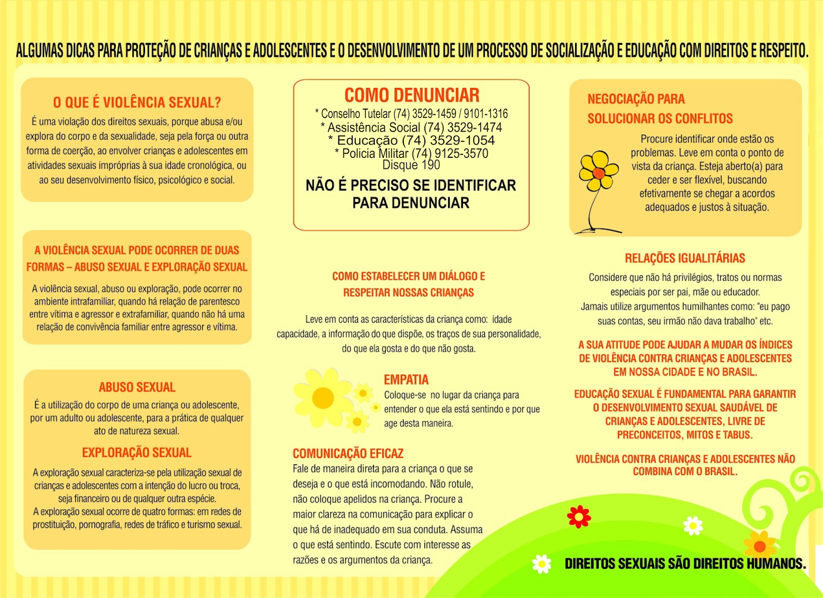 ANDORINHA: CAMPANHA FAÇA BONITO - 18 DE MAIO