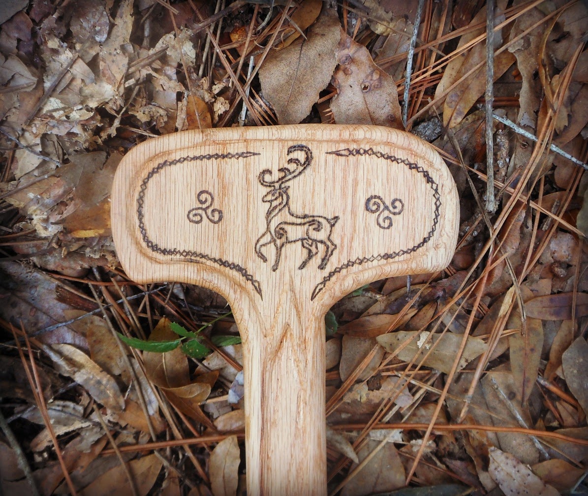 Sawdust and Hops: Oak Celtic Mash Paddle