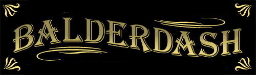 Paraphernalia: balderdash & piffle