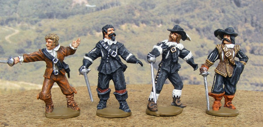 History in 1/72: TK painted our 28mm Musketeers