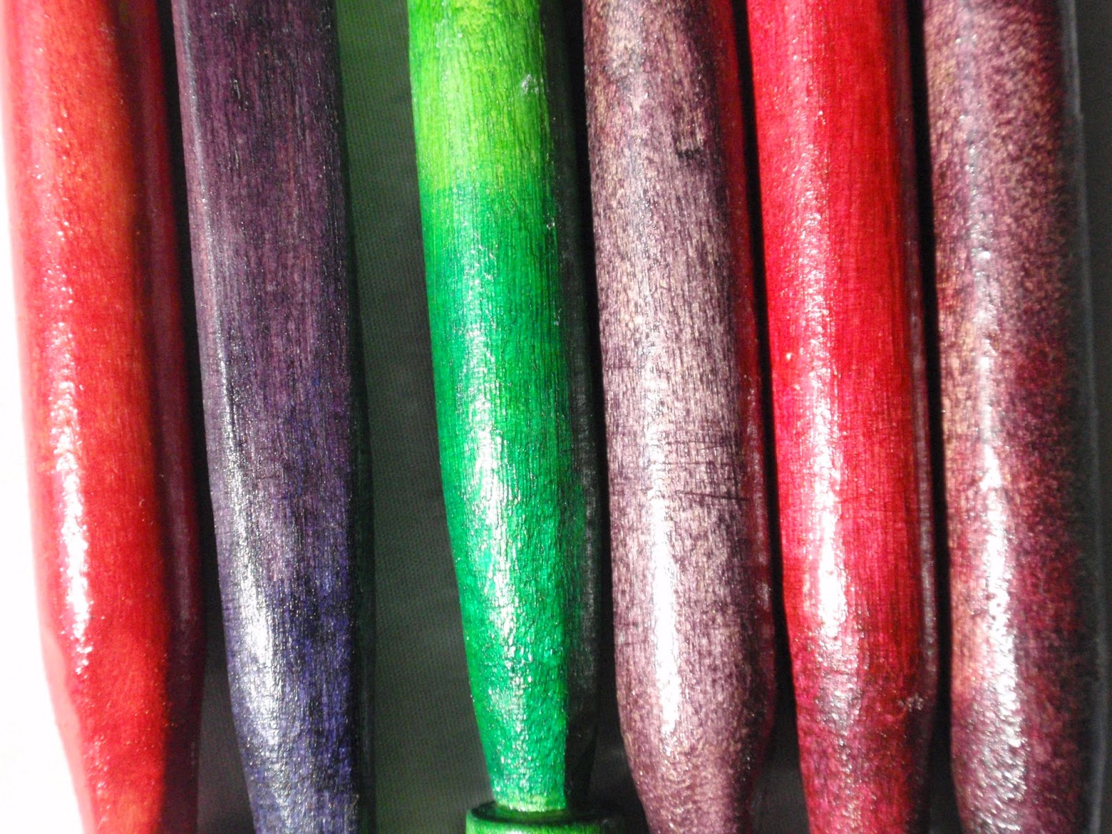 Dabblebag: Handcarved Dip Pen Nib Holders Stained with India Ink