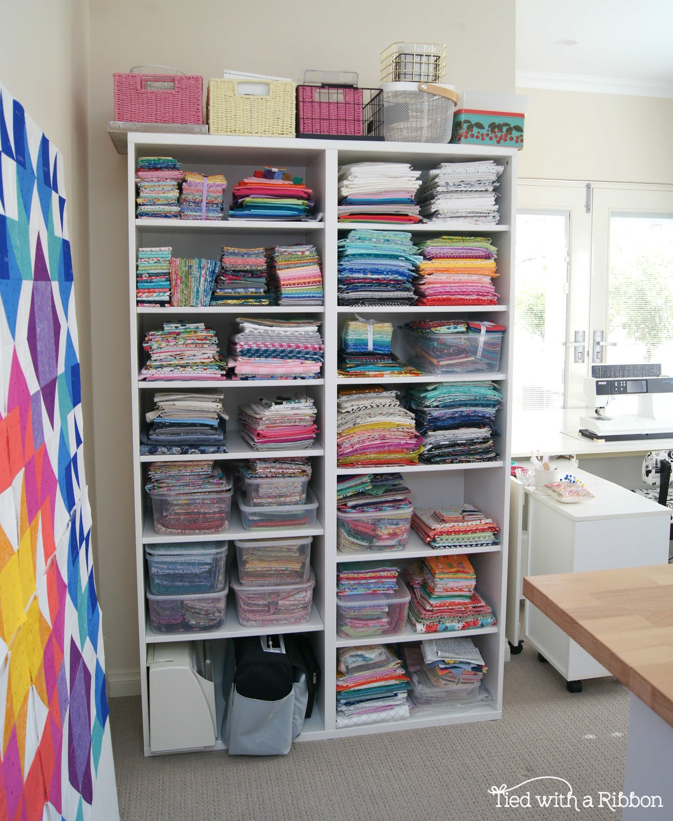 Tied with a Ribbon: Sewing Room Makeover!