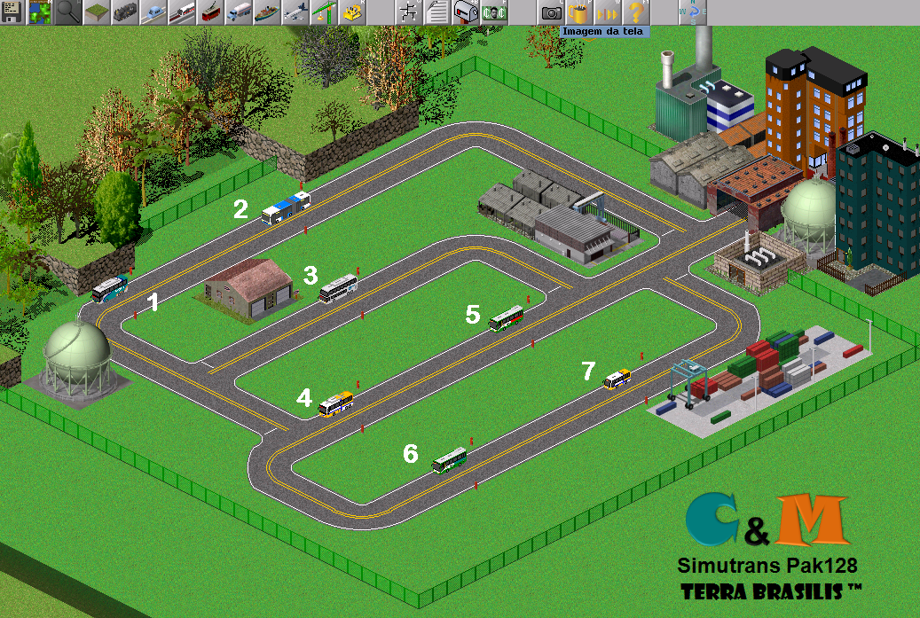 Camisas e Manias: Simutrans Screenshots (Novos Addons C&M)