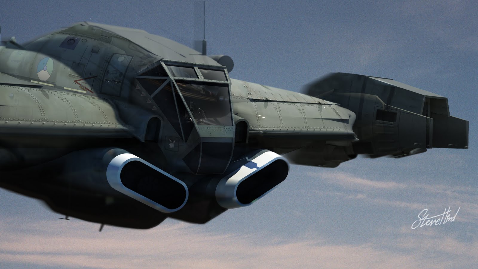 Steve Hird: Dropship Concept