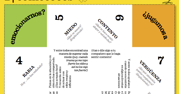 Valores sociales y cívicos: Comecocos de las emociones