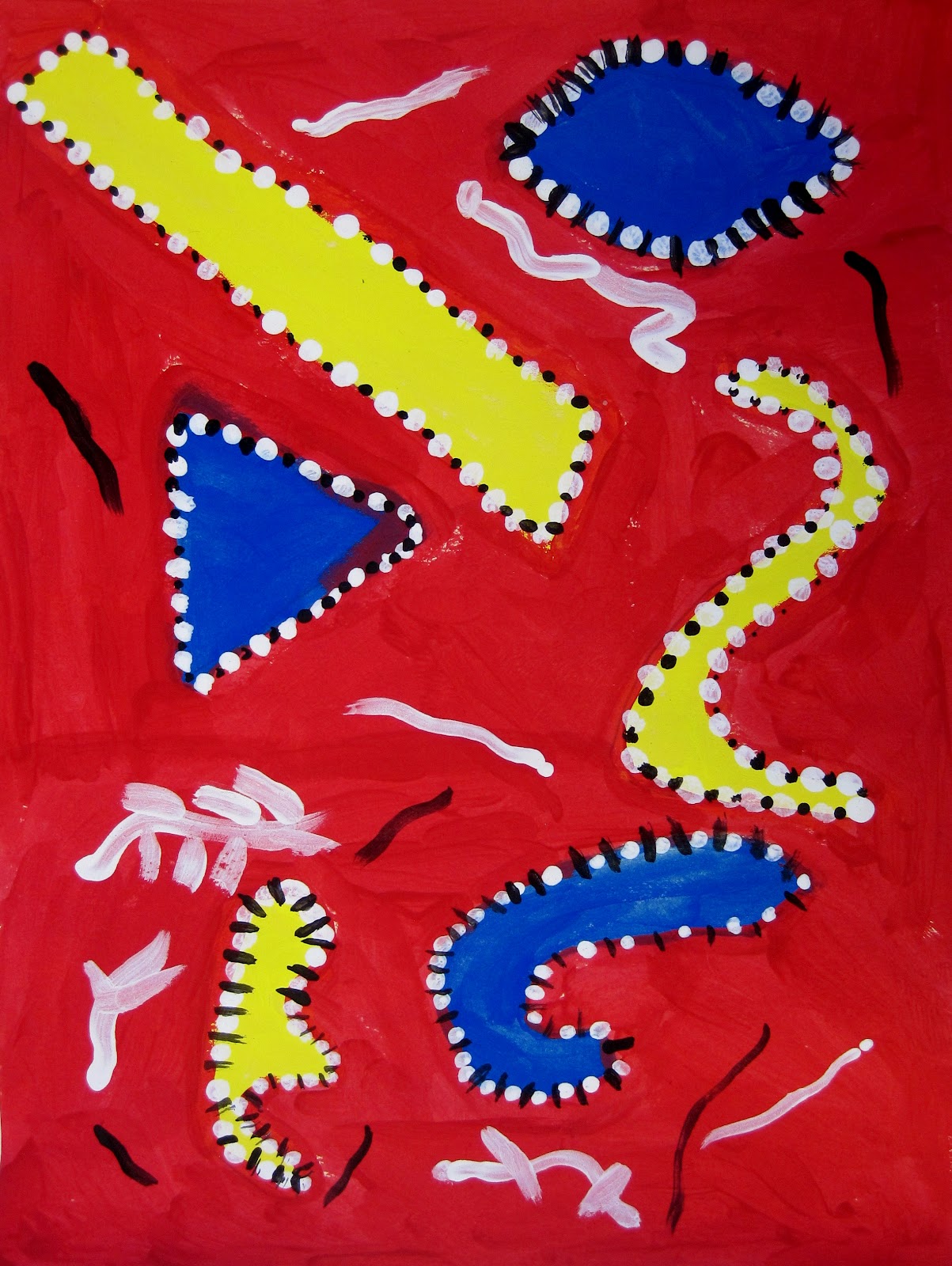 Barstow Art: Paintings using Primary Colors