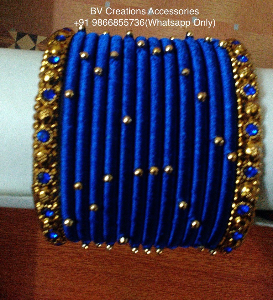 BV Creations: Silk Thread Bangles