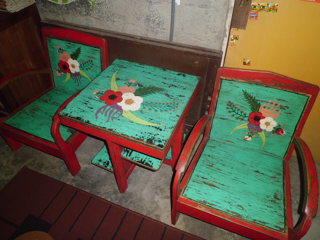 Table for the Java arm chairs