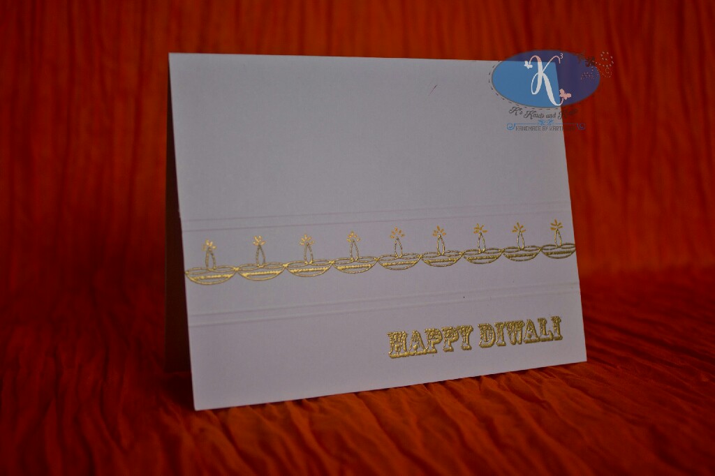 Diwali CAS Card - Line of Lamps