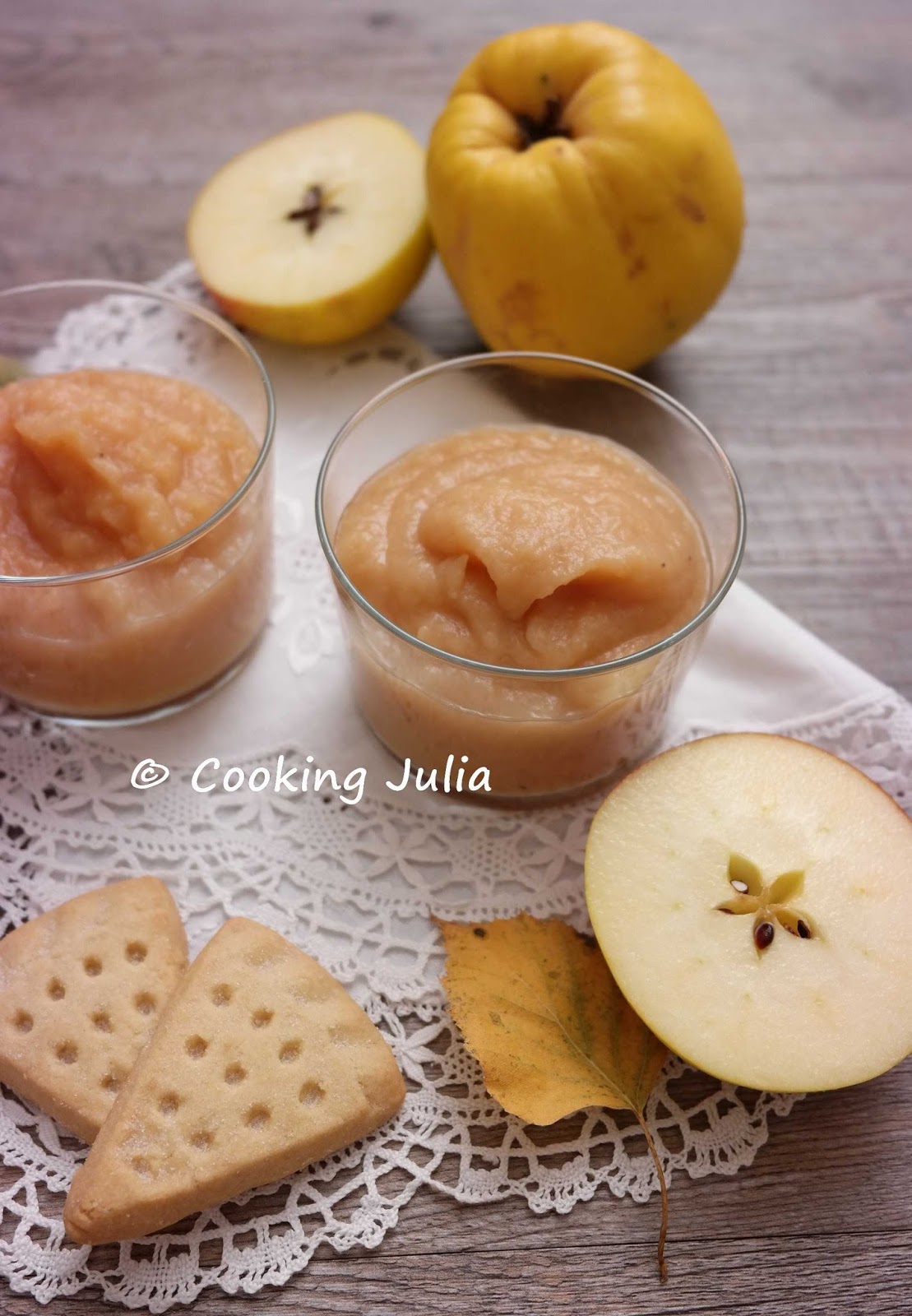 COOKING JULIA : COMPOTE LÉGÈRE DE FRUITS D'AUTOMNE