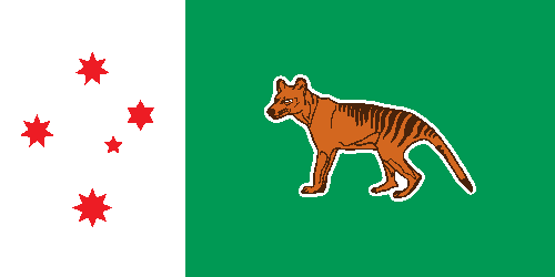 Create/Recreate - Flags, etc.: Tasmania (Australia)