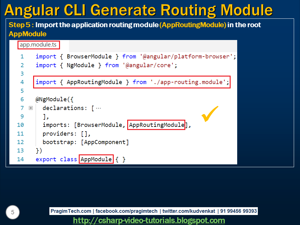 Sql server, .net and c# video tutorial: Angular CLI generate routing ... Sql server, .net and c# video tutorial: Angular CLI generate routing ...