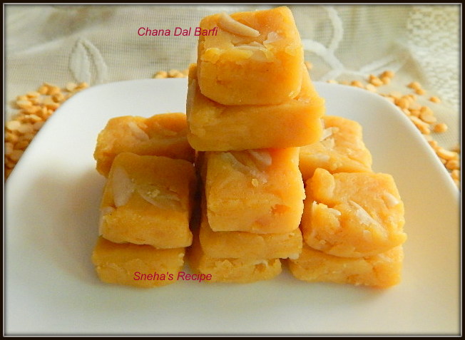 CHANA DAL BARFI - Sneha's Recipe