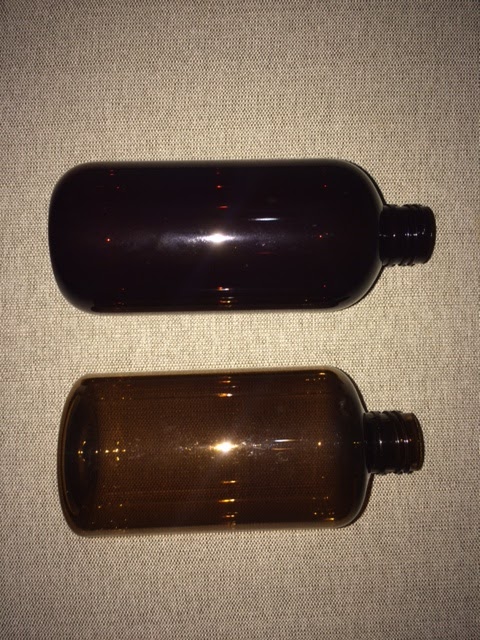 BOTOL PLASTIK PET COKLAT: Botol PET 250ml