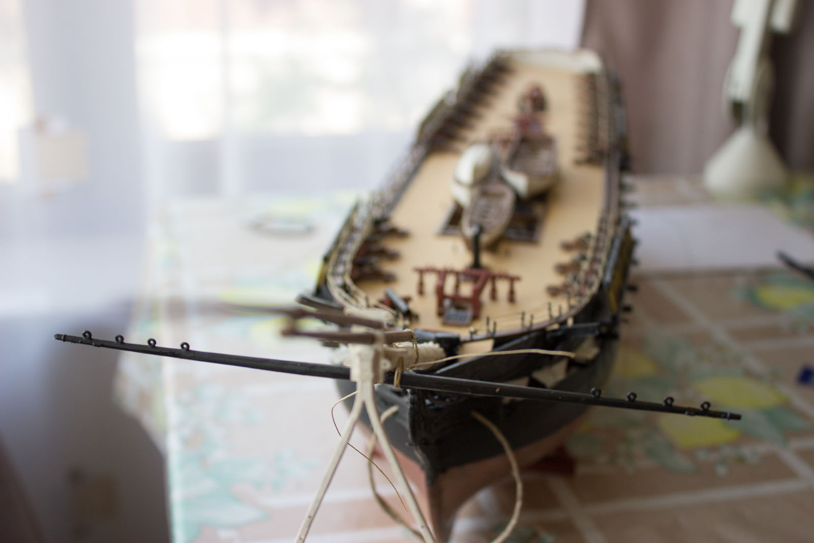 Sailing Ship Models: USS Constitution - The Bowsprit