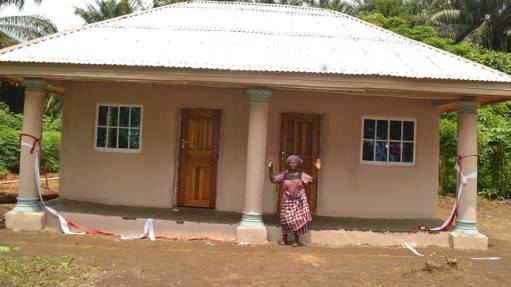 Poor childless widow gifted with brand new house in Abia State