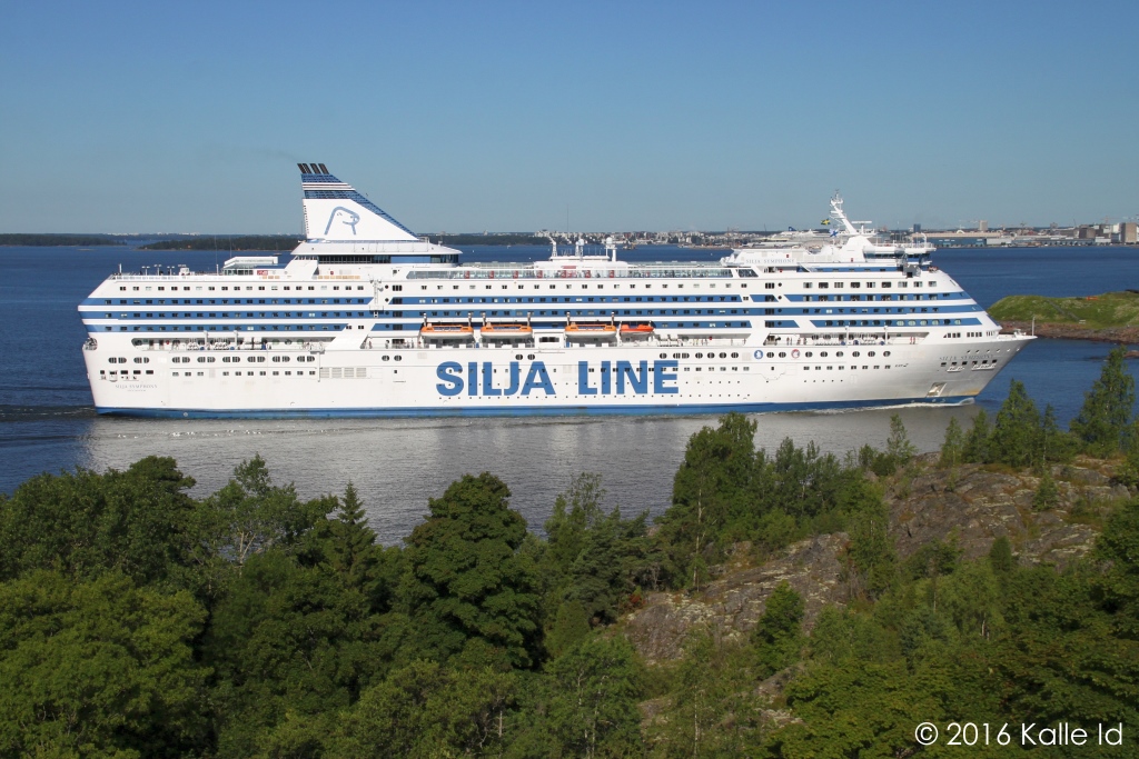 kships: Silja Symphony in Helsinki, 19 July 2016