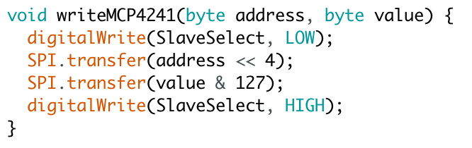 little-scale: Teensy 3.6 Basics: Using a Digital Pot