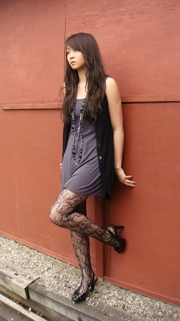 Sincerely, Sabrina: Floral Fishnets