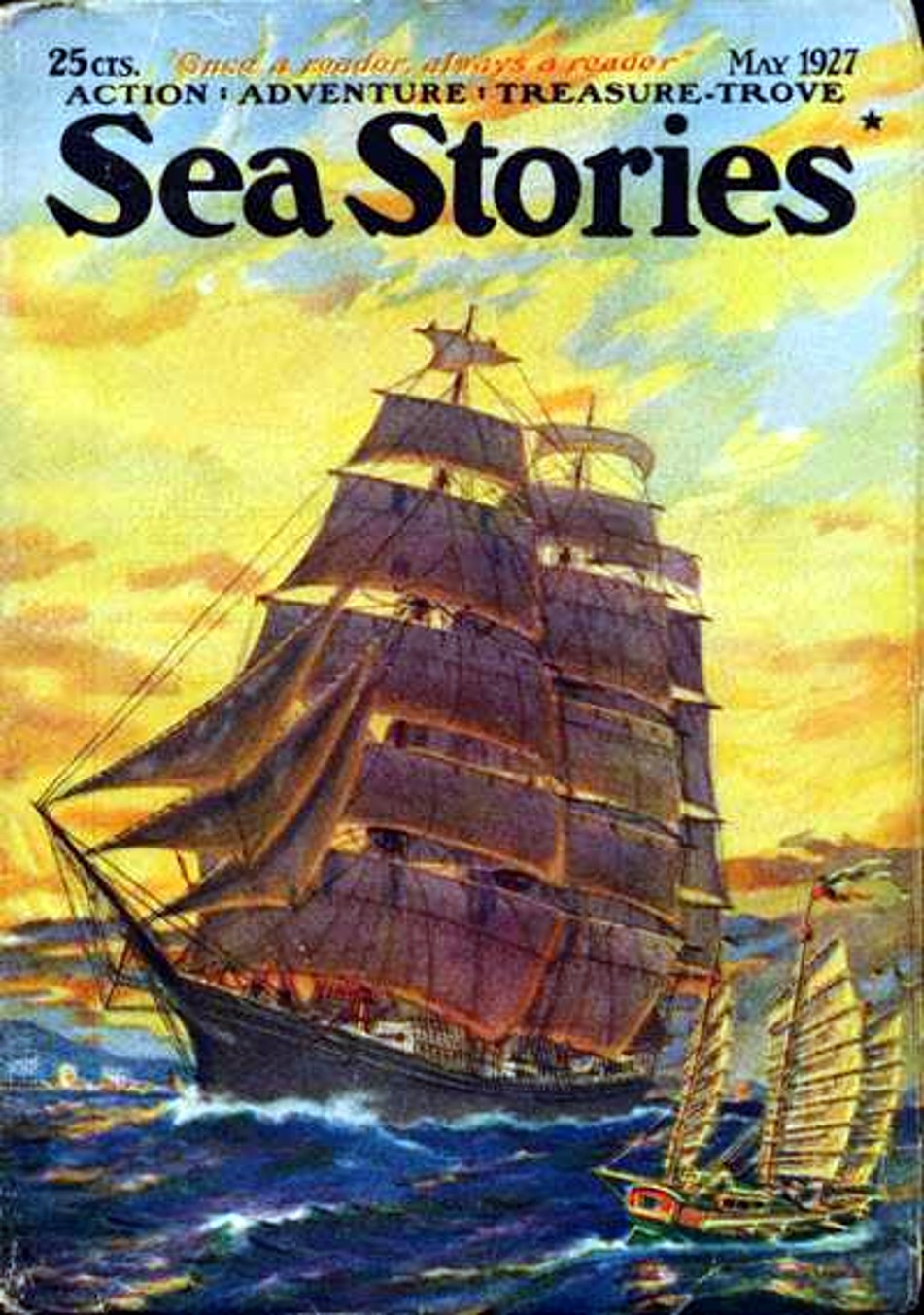 Rough Edges: Sunday Morning Bonus Pulp: Sea Stories, May 1927