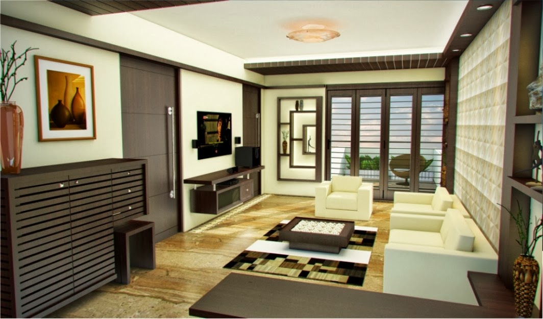 3D living room models.