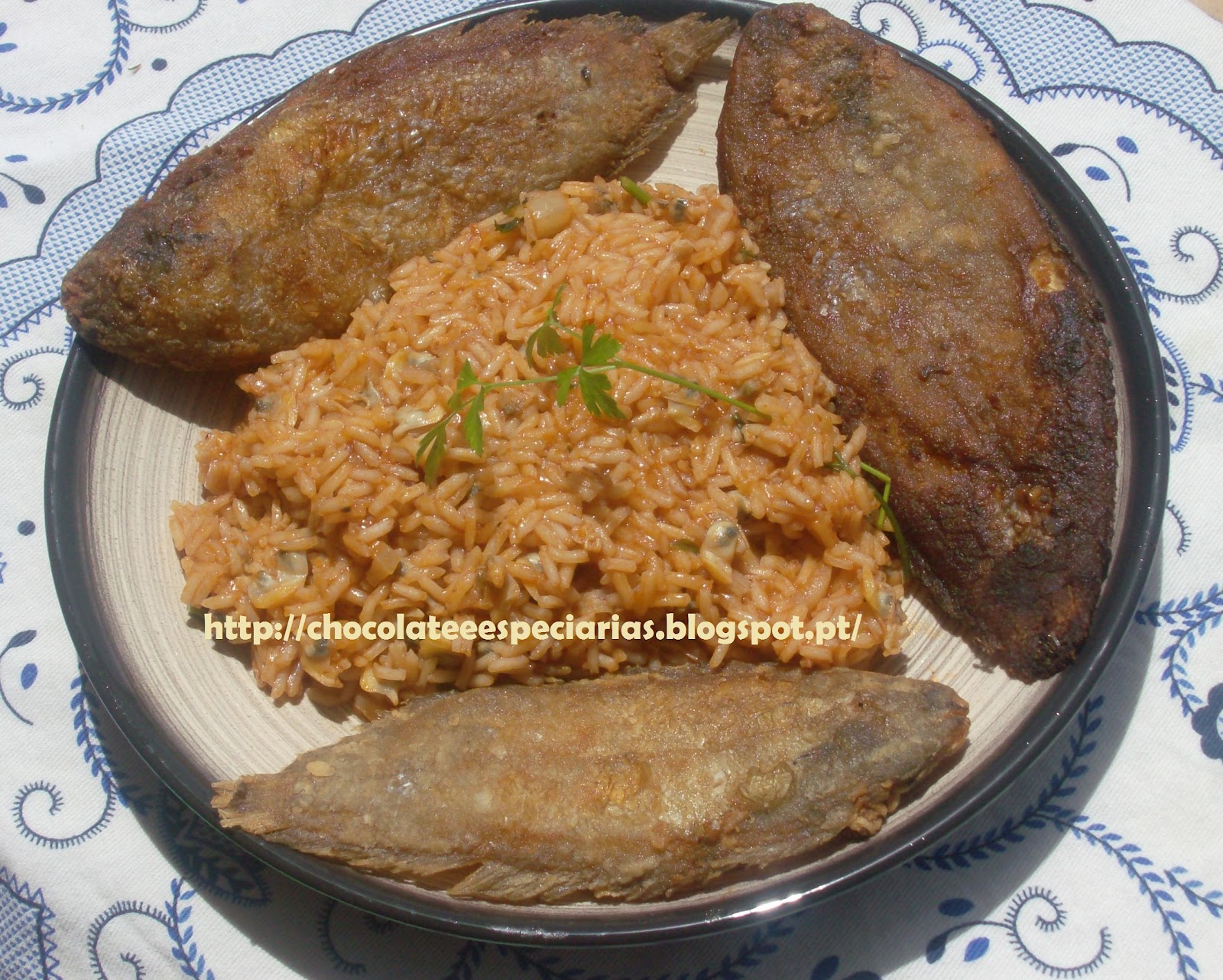 Chocolate & Especiarias: ARROZ DE BERBIGÃO COM LINGUADO FRITO / COCKLE ...