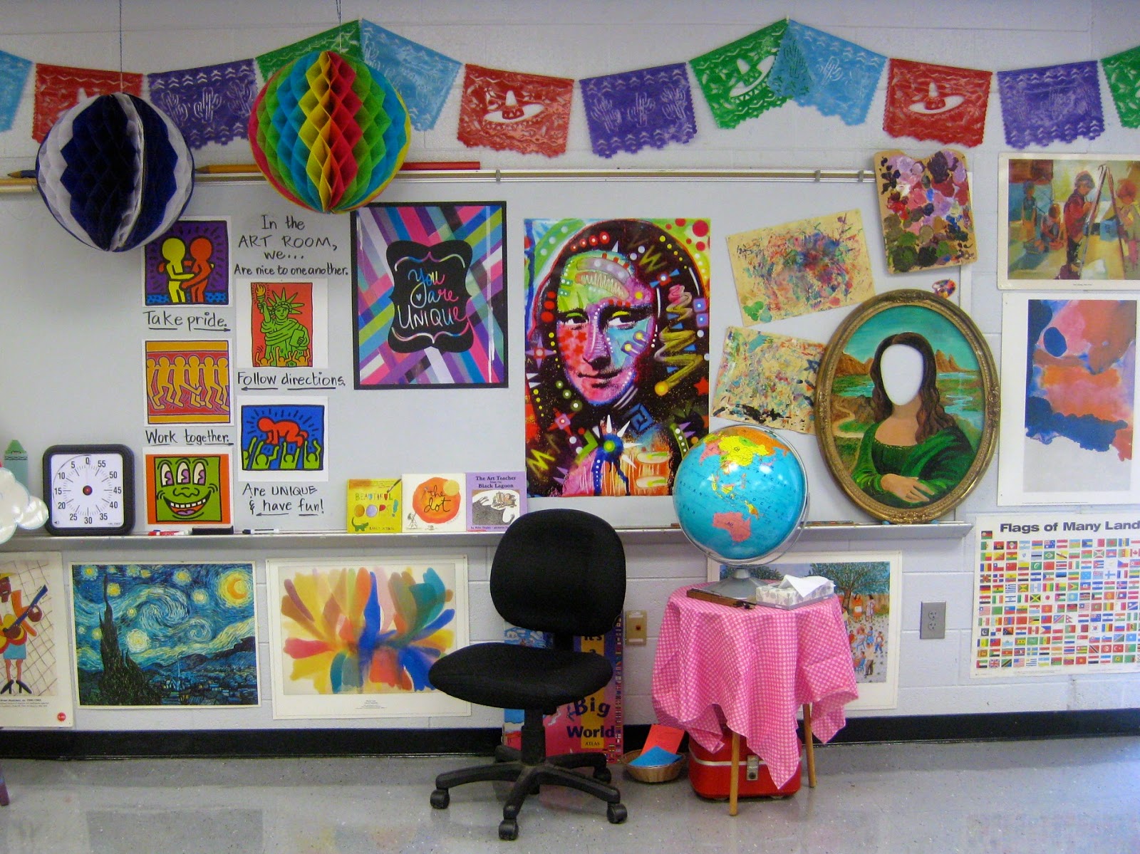 Elementary Art Classroom Setup