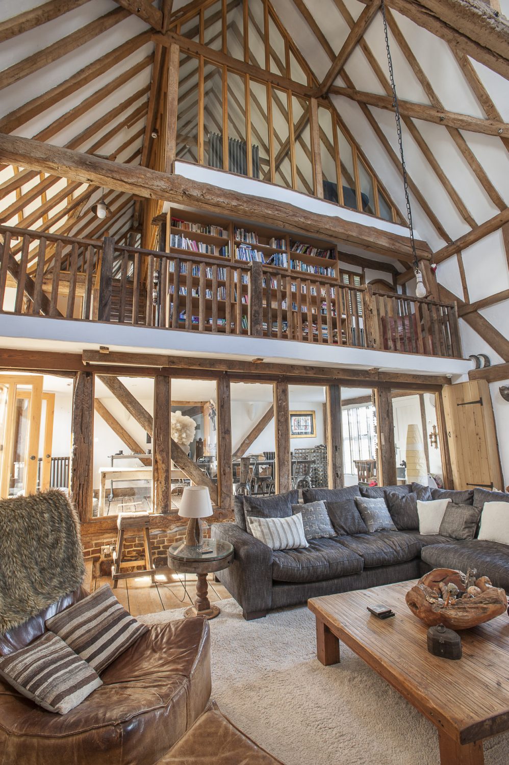 Lorraine Kerr’s renovated old barn in England