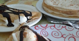 Terra degli ulivi: Crêpes con gelato