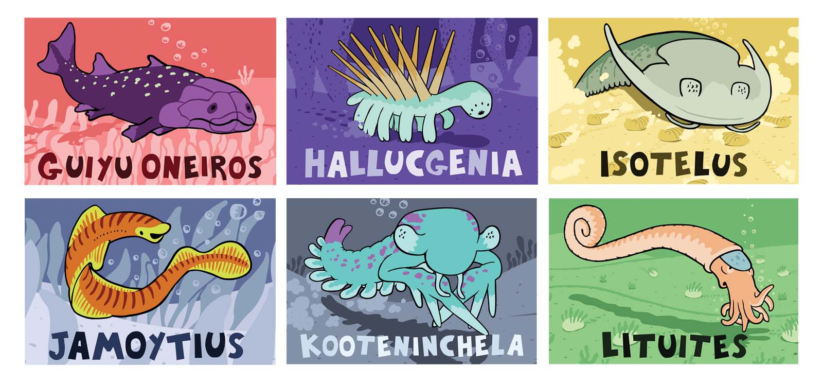 Art and Design of David. E: Paleozoic alphabet 1