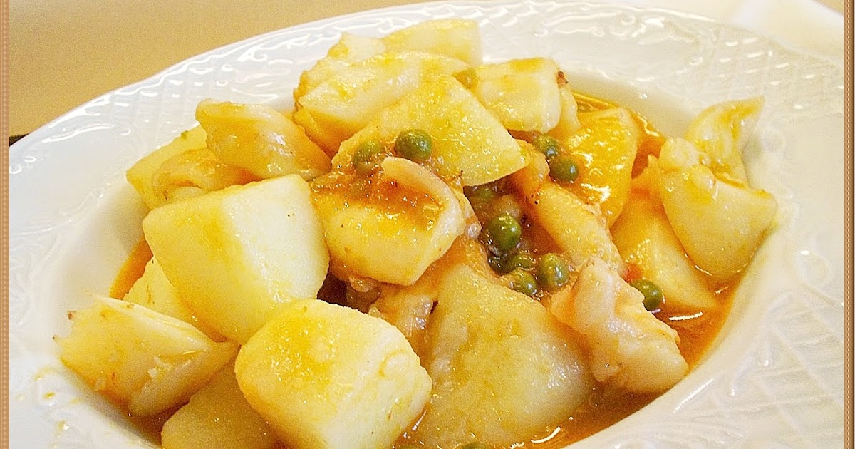 SEPIA GUISADA CON PATATAS