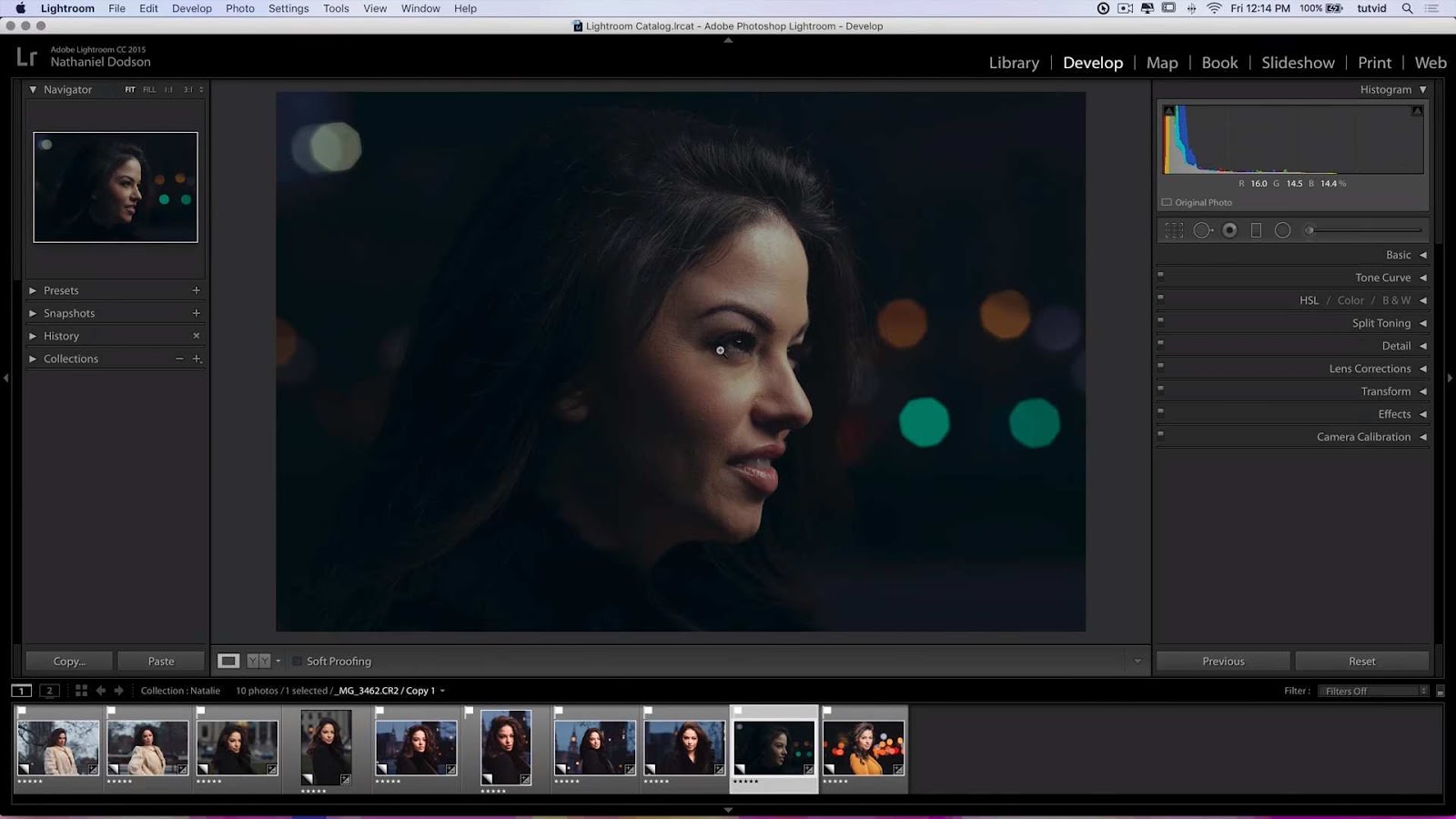 How to Color Grade a Cinematic Portrait in Lightroom - Photography Blog ...