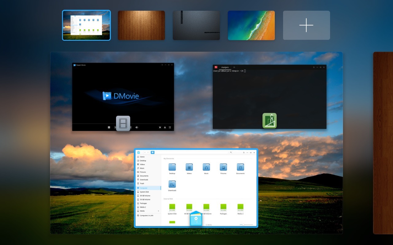 Manjaro Deepin 17.0.2 screenshots - DistroScreens
