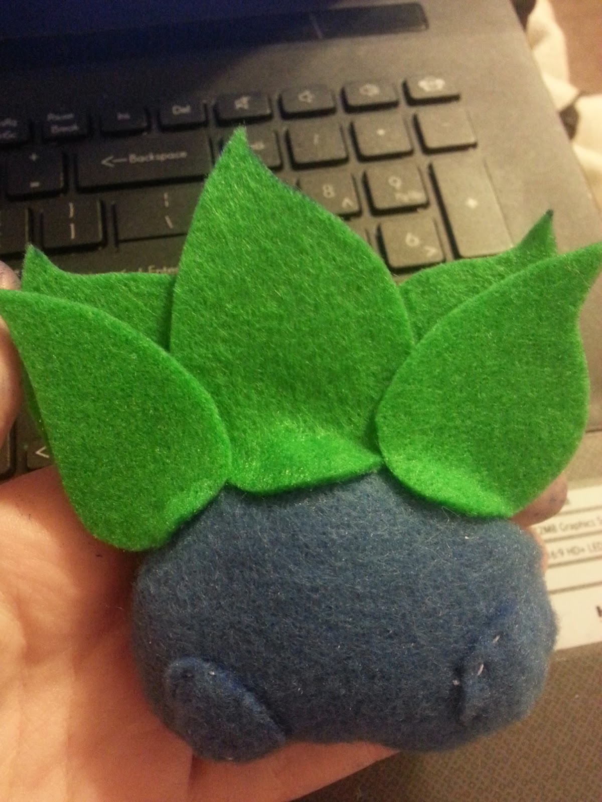 Crafting, Reviews, and Lifestyle!: Oddish Plushies! $1 Craft