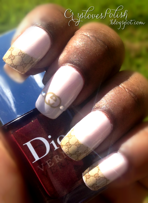 Gucci inspired nails | Crys Loves Polish